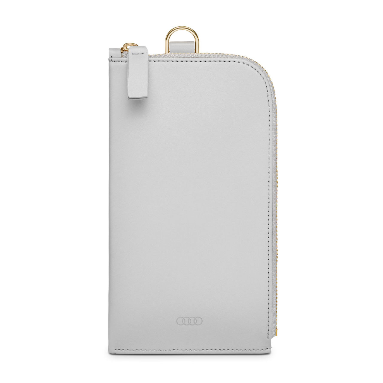 Audi phone pouch leather, women, grey - Find accessories now – Audi ...