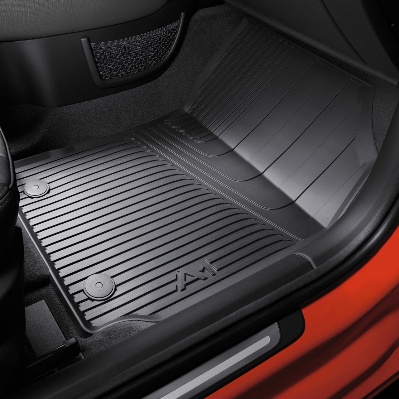 Gray rubber car mats store