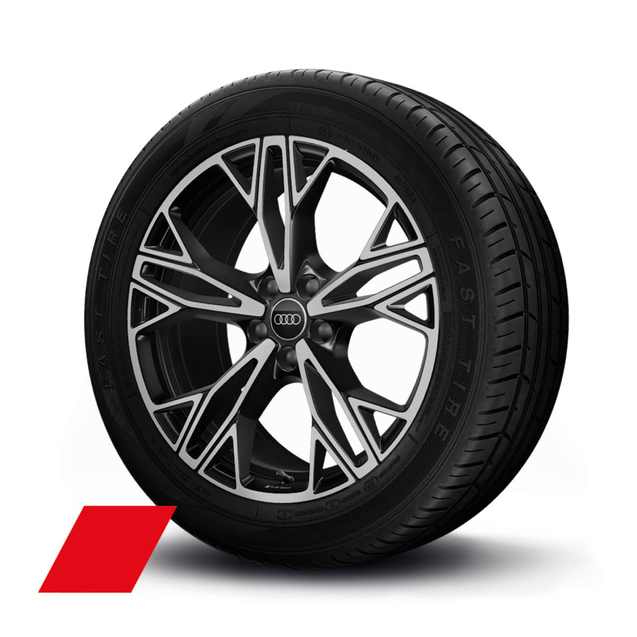 Rad Audi Sport, 5-Doppelspeichen-Peak mit RS-Schriftzug - Audi Original ...