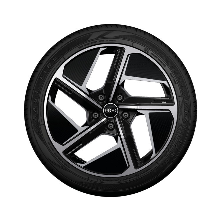 Rim, 5-spoke aero - Audi Original Accessories Germany