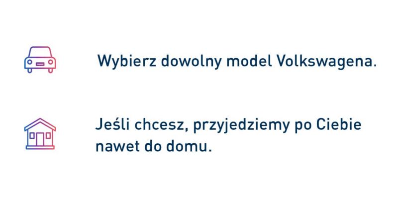 Volkswagen Home | Jazda próbna wybranym modelem VW