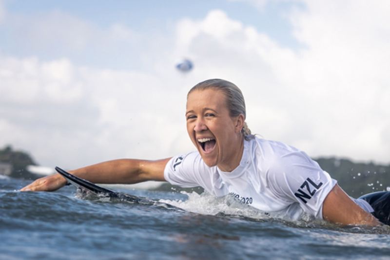 Ella Williams takes on the waves with Volkswagen