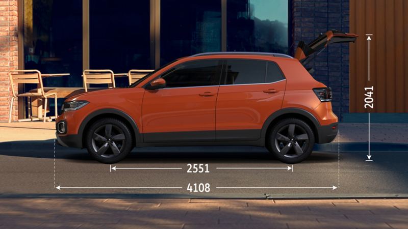 VW T-Cross Dimensions | Volkswagen UK