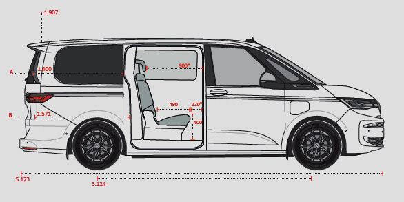 Volkswagen Multivan Double cabine - Véhicule léger | Volkswagen Utilitaires