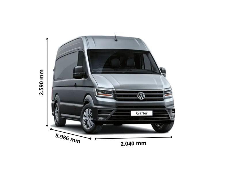 Medidas Volkswagen Crafter - Volkswagen Canarias
