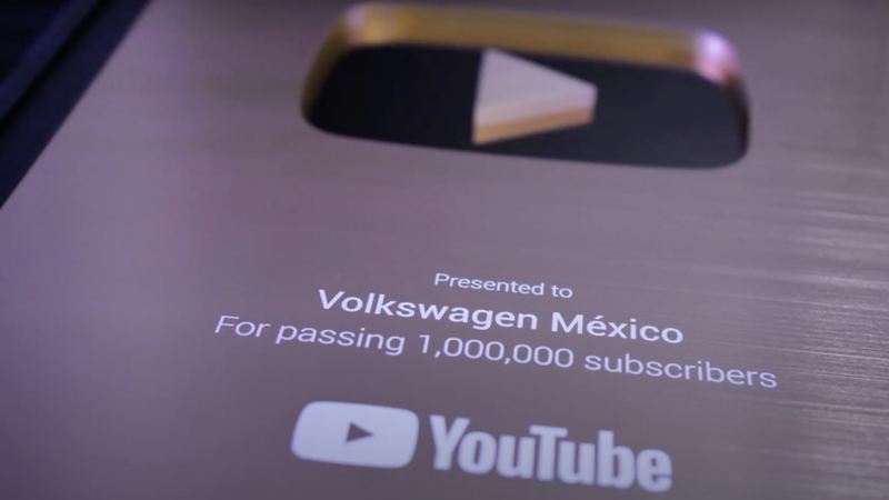 Logramos 1 millón de suscriptores en YouTube | VW