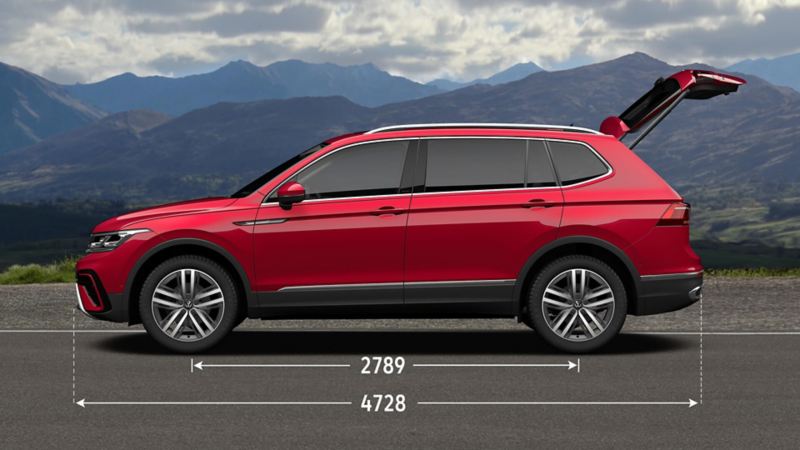 Tiguan Allspace Dimensions | Volkswagen UK