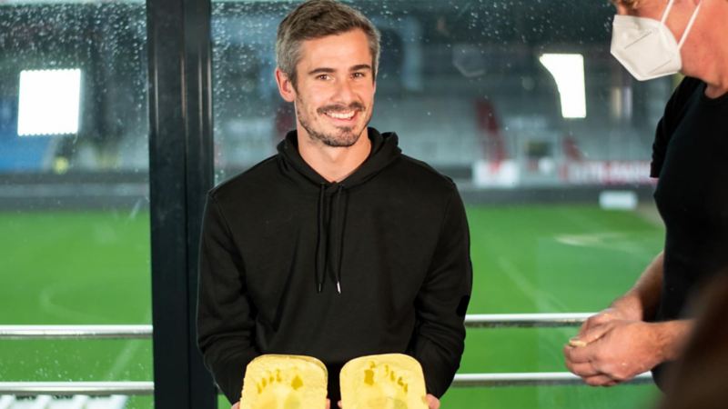 DFB-Pokal Walk of Fame: Fin Bartels von Holstein Kiel geehrt